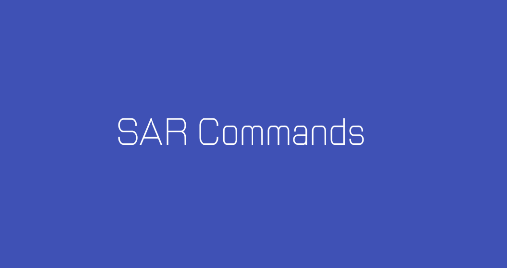SAR command in linux - TECHIELINUX